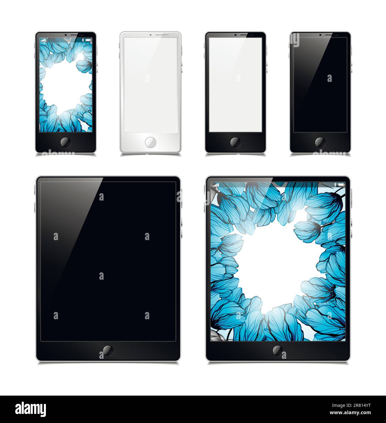 vector set, tablets and smartphones Stock Vector Image & Art - Alamy