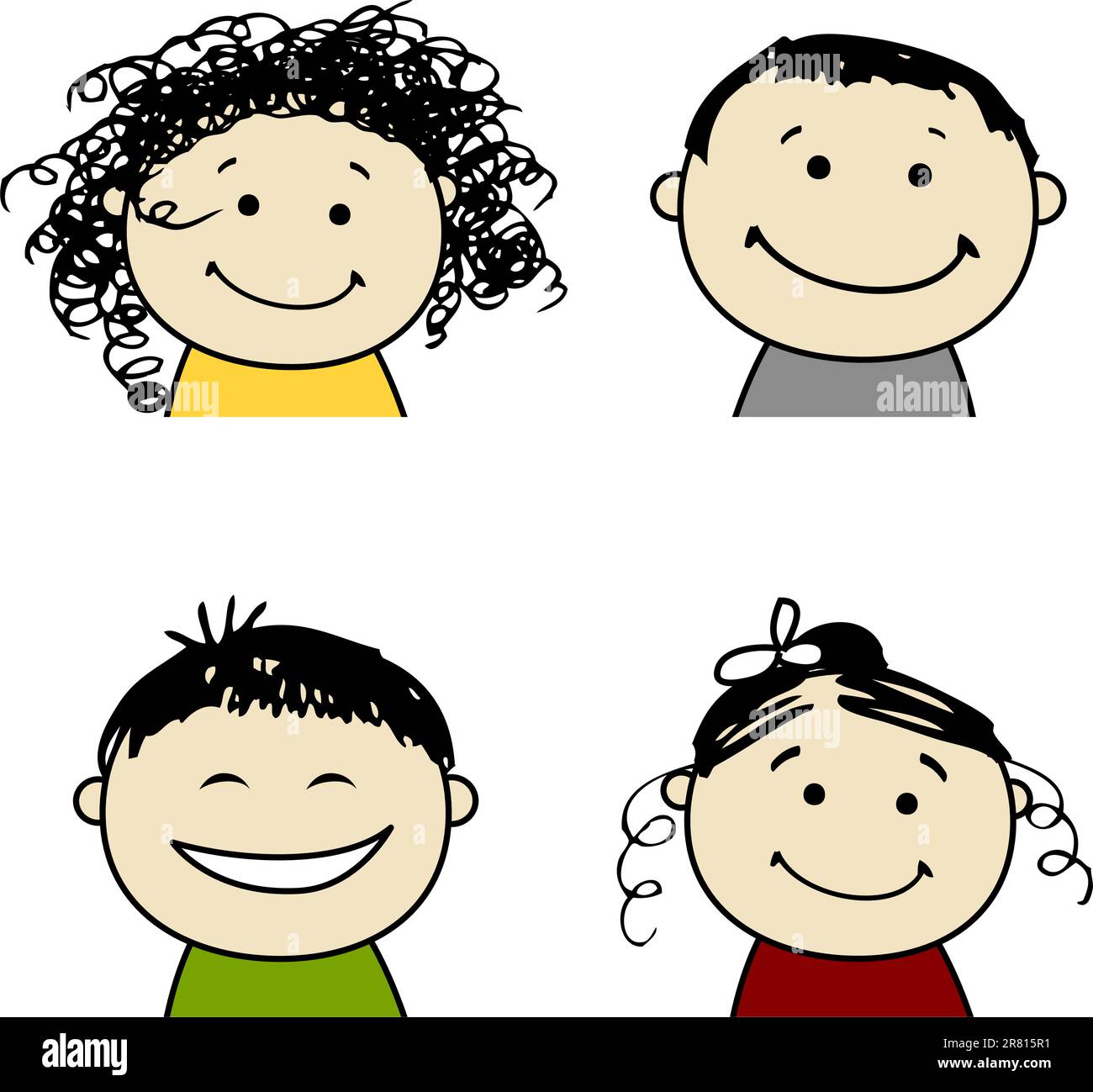 Smiling people icons for your design Stock Vector Image & Art - Alamy