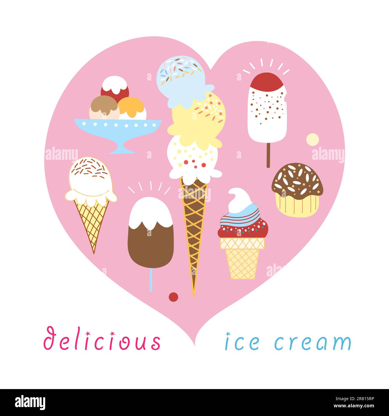 Color of ice Stock Vector Images - Alamy