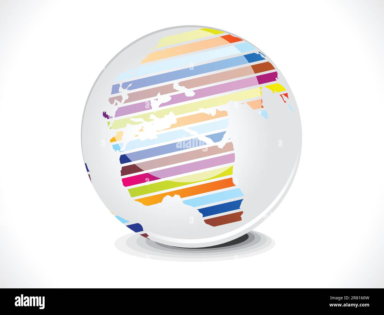 abstract glossy business globe vector illustration Stock Vector Image ...