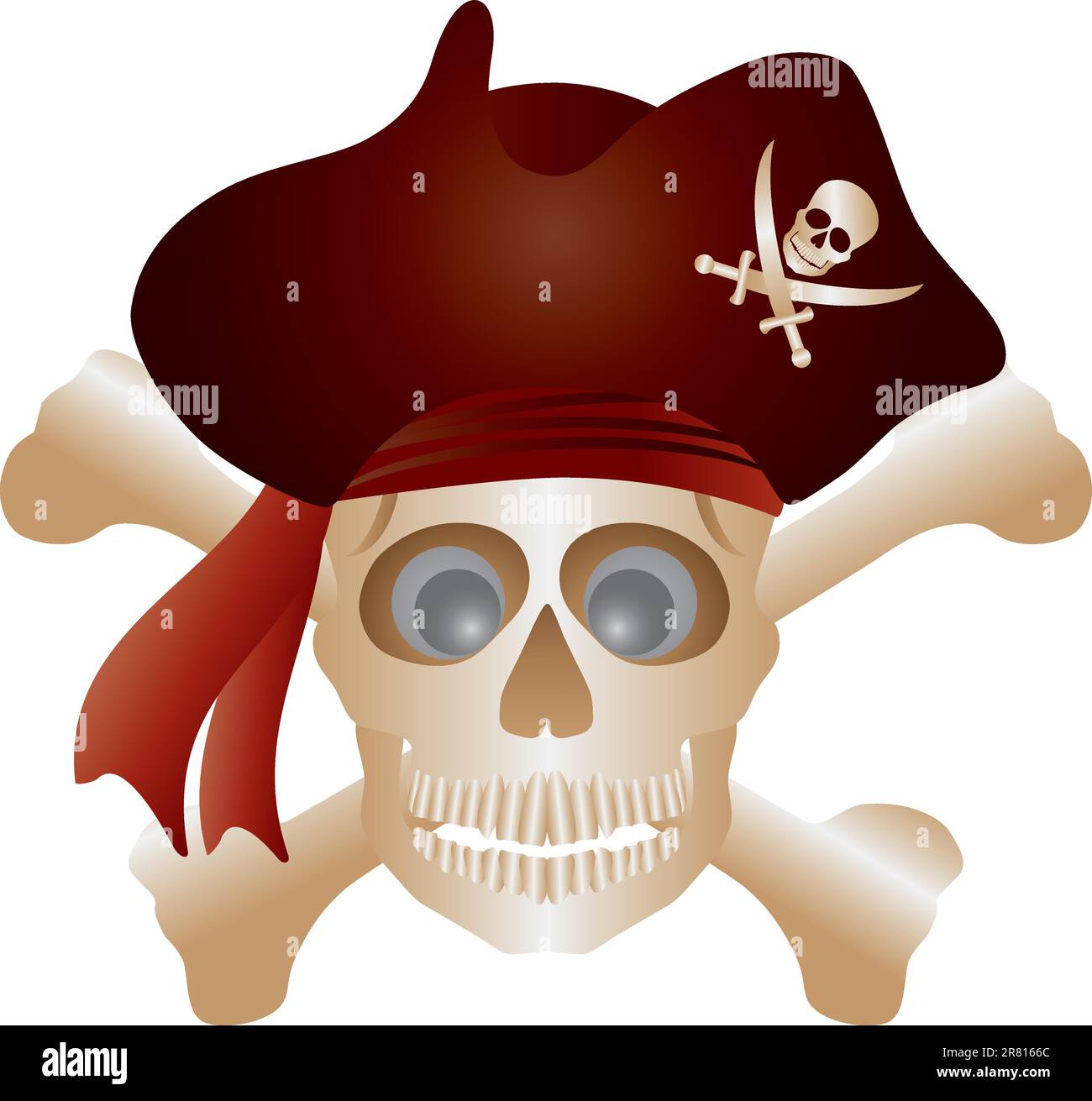 Pirate Skull And Bones Clipart