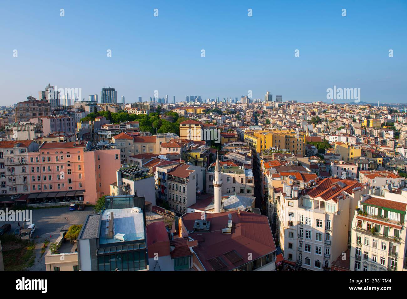 Aerial view beyoglu district hi-res stock photography and images - Alamy