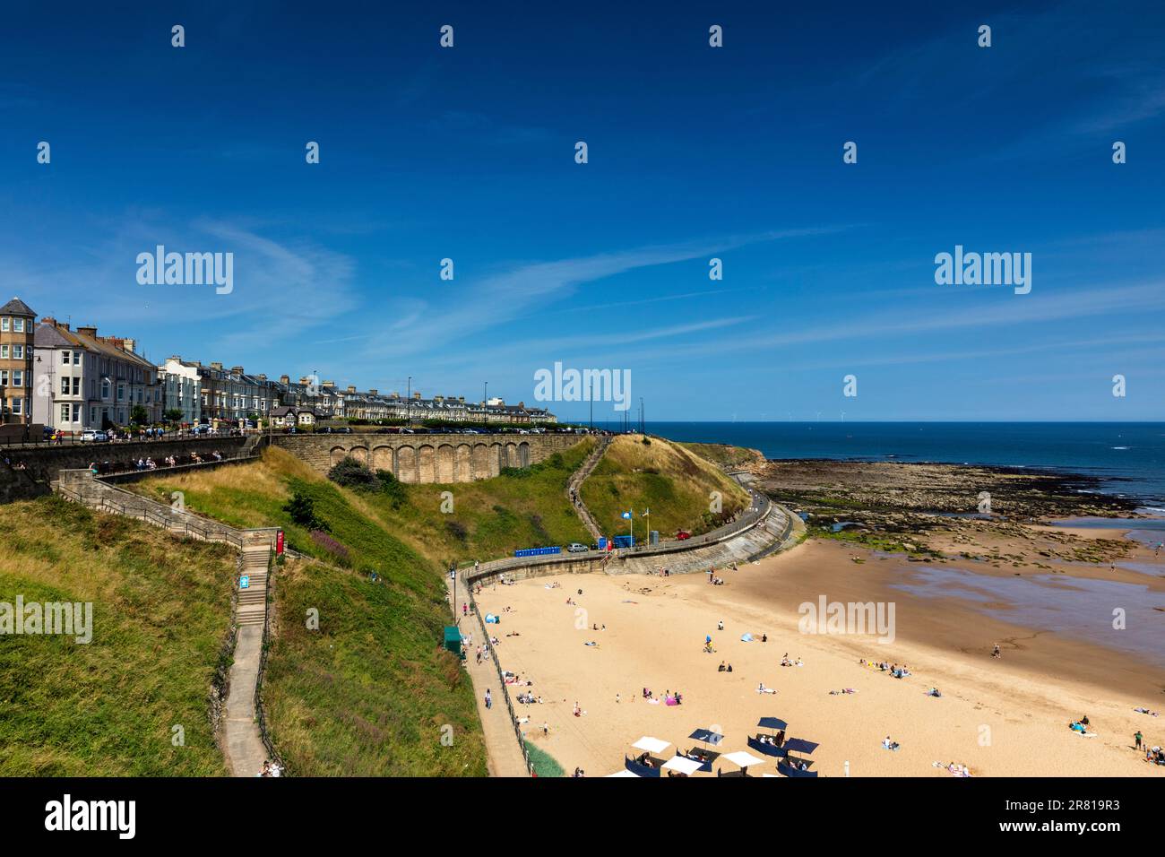 Tynemouth is a coastal town in North Tyneside, England Stock Photo - Alamy