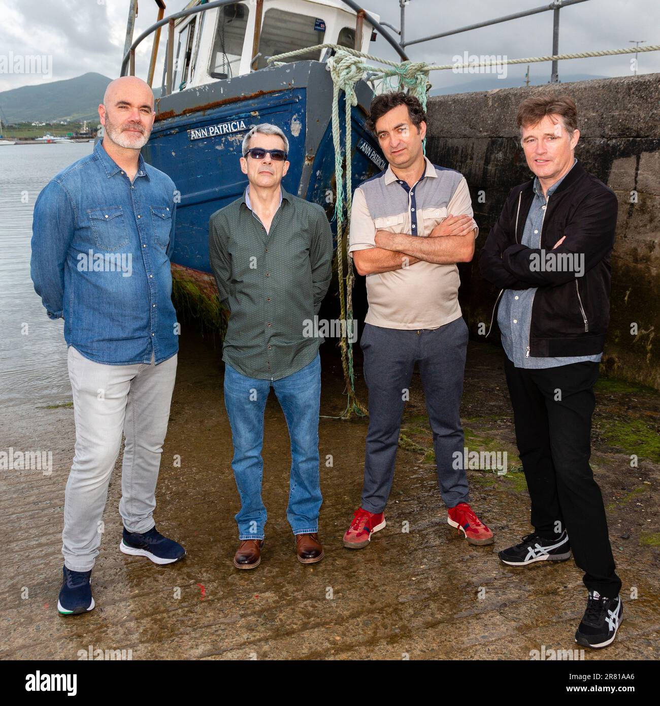 Ultan Conlon and band, Knightstown Valentia Island, Kerry Stock Photo ...