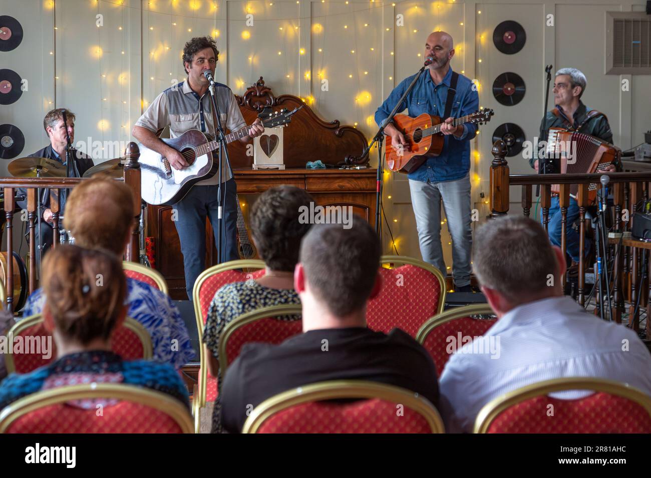 Ultan Conlon and band Stock Photo - Alamy