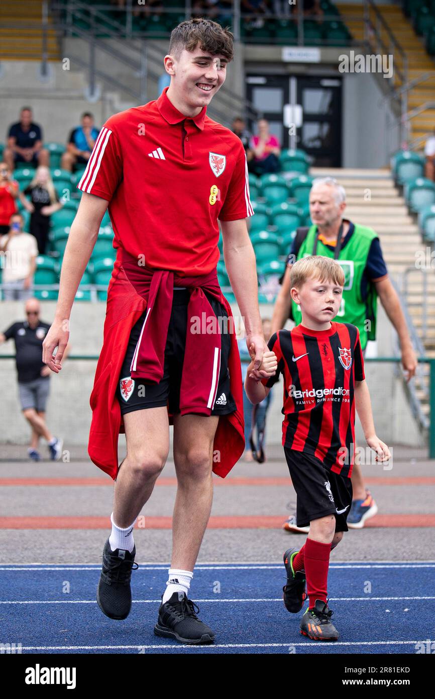 Cardiff, UK. 18th June, 2023. Wales v Sweden in an u19 International ...