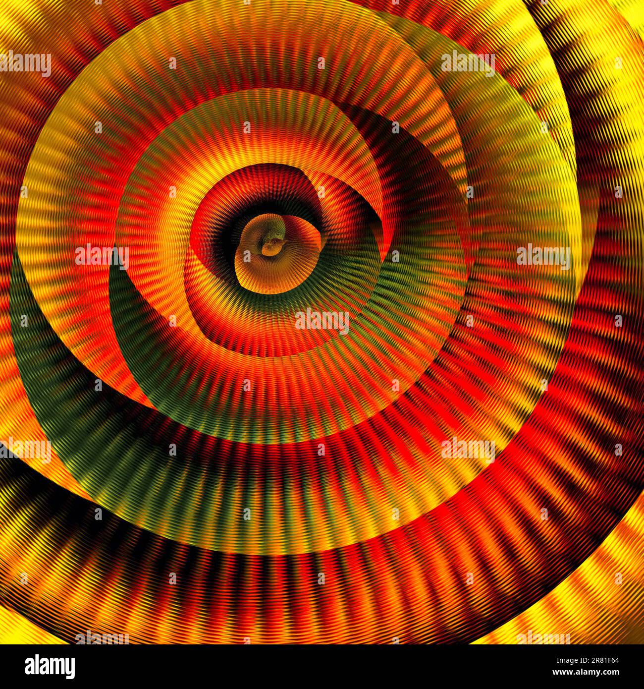 Asymmetrical caledoscope pattern - background of motley ribbon twisted ...