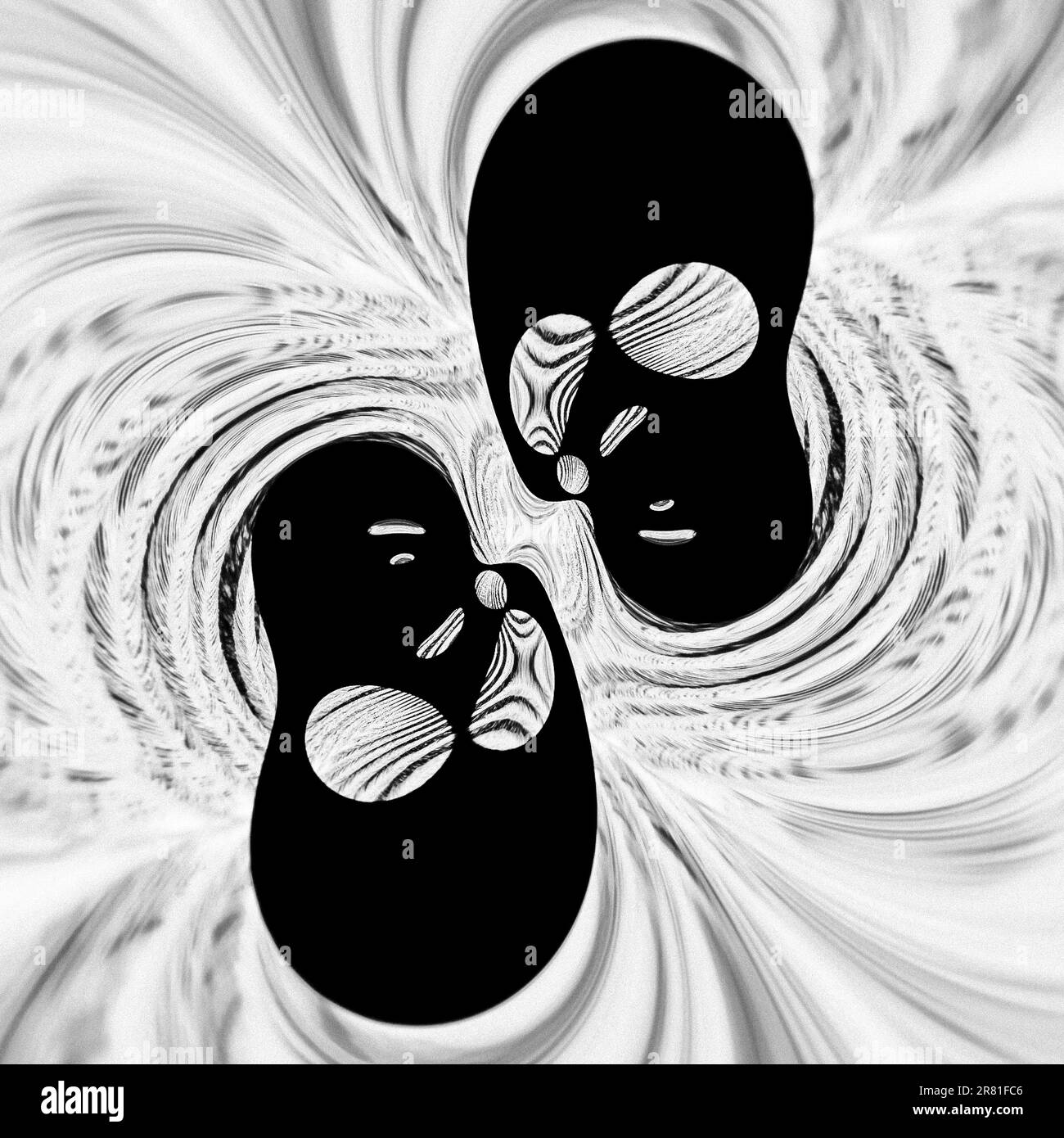 Inside a square Black and White Stock Photos & Images - Alamy