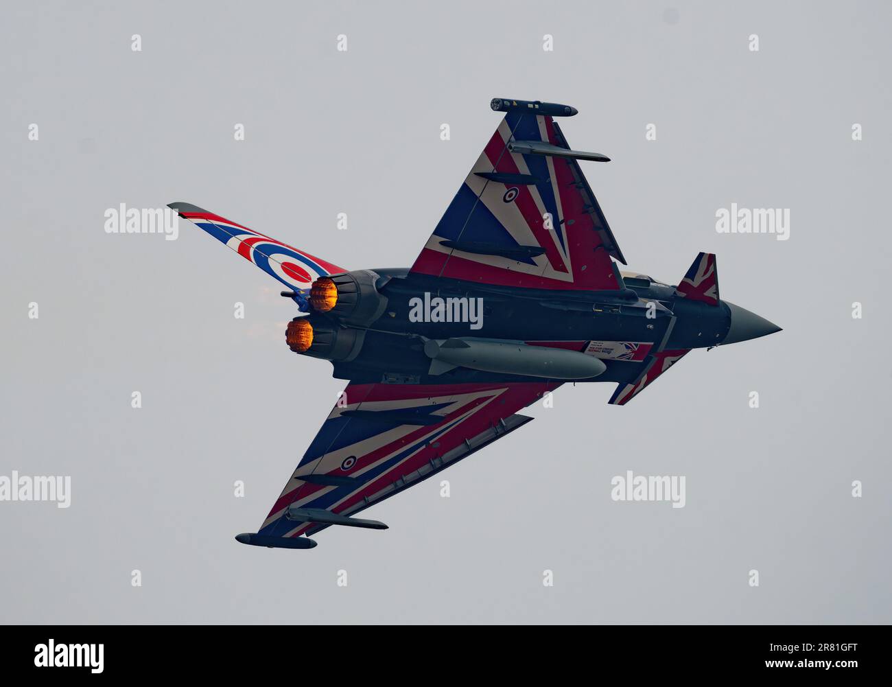 Eurofighter Typhoon of the Typhoon Display Team at Cleethorpes Armed ...