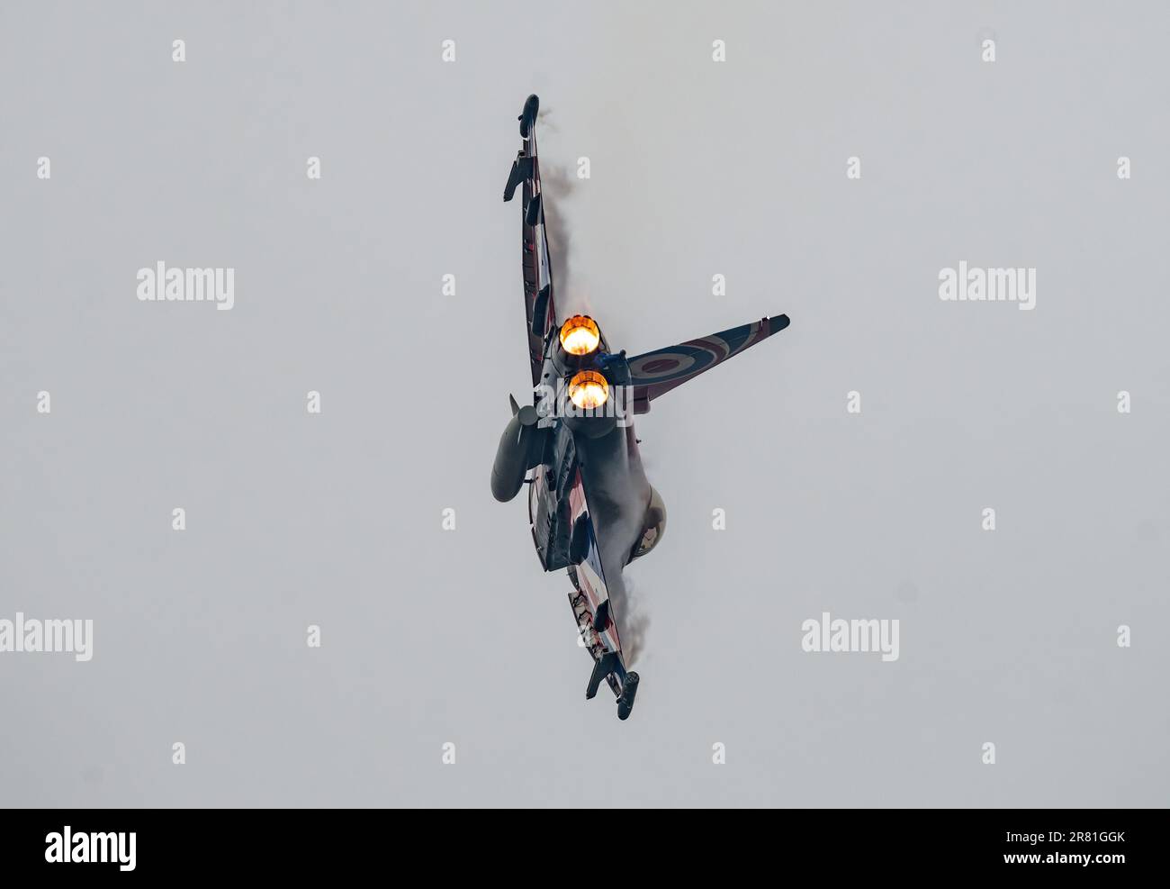 Eurofighter Typhoon of the Typhoon Display Team at Cleethorpes Armed ...