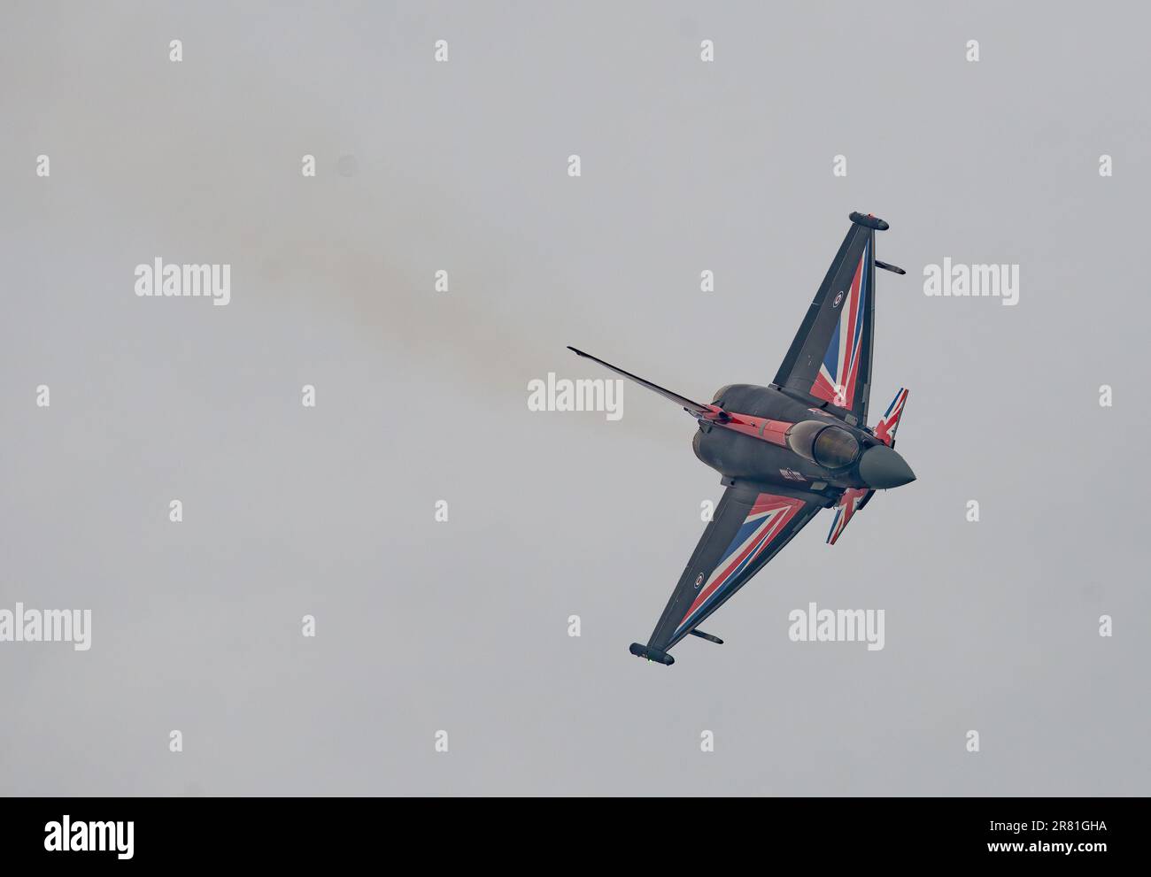 Eurofighter Typhoon of the Typhoon Display Team at Cleethorpes Armed ...
