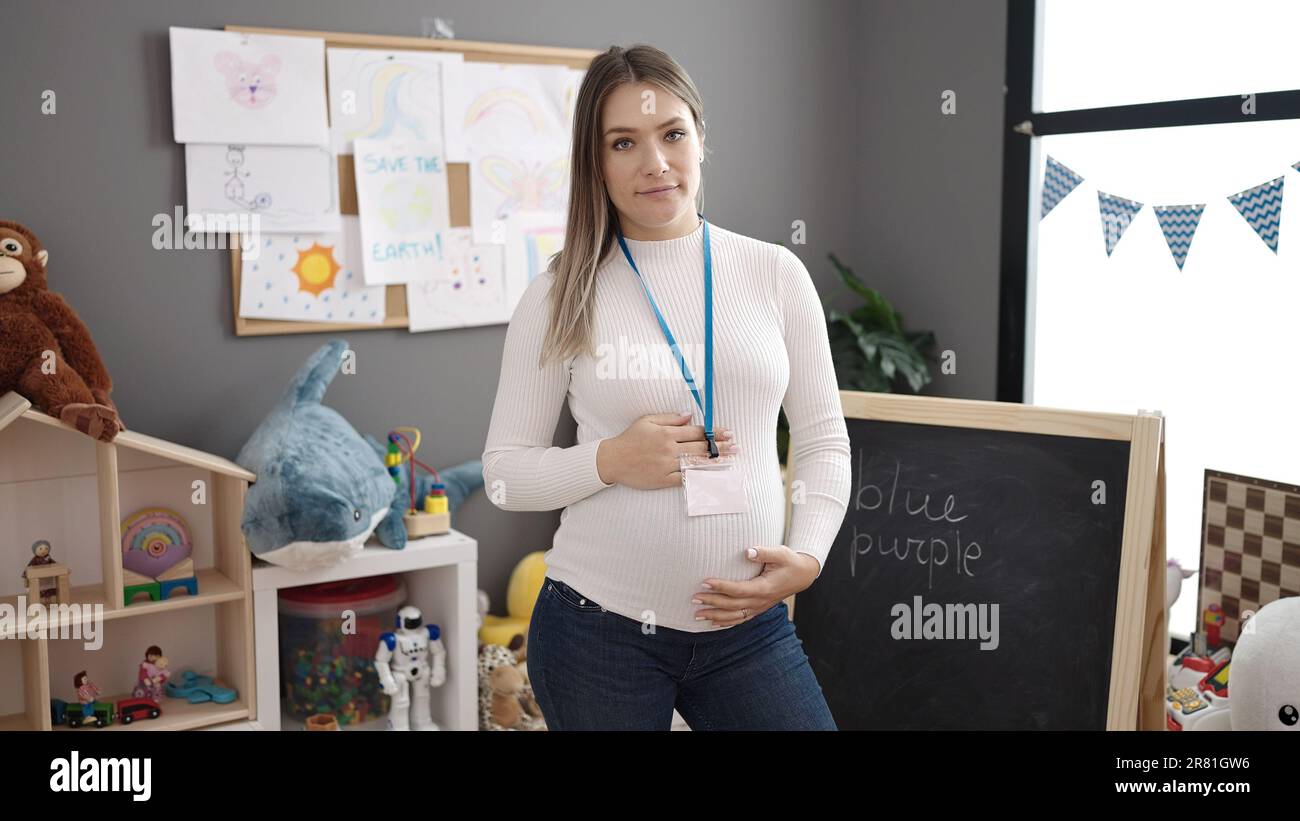 Pregnant teacher classroom hi-res stock photography and images - Alamy