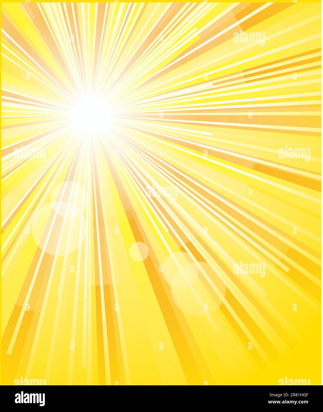 background of the solar rays, vector illustration Stock Vector Image ...