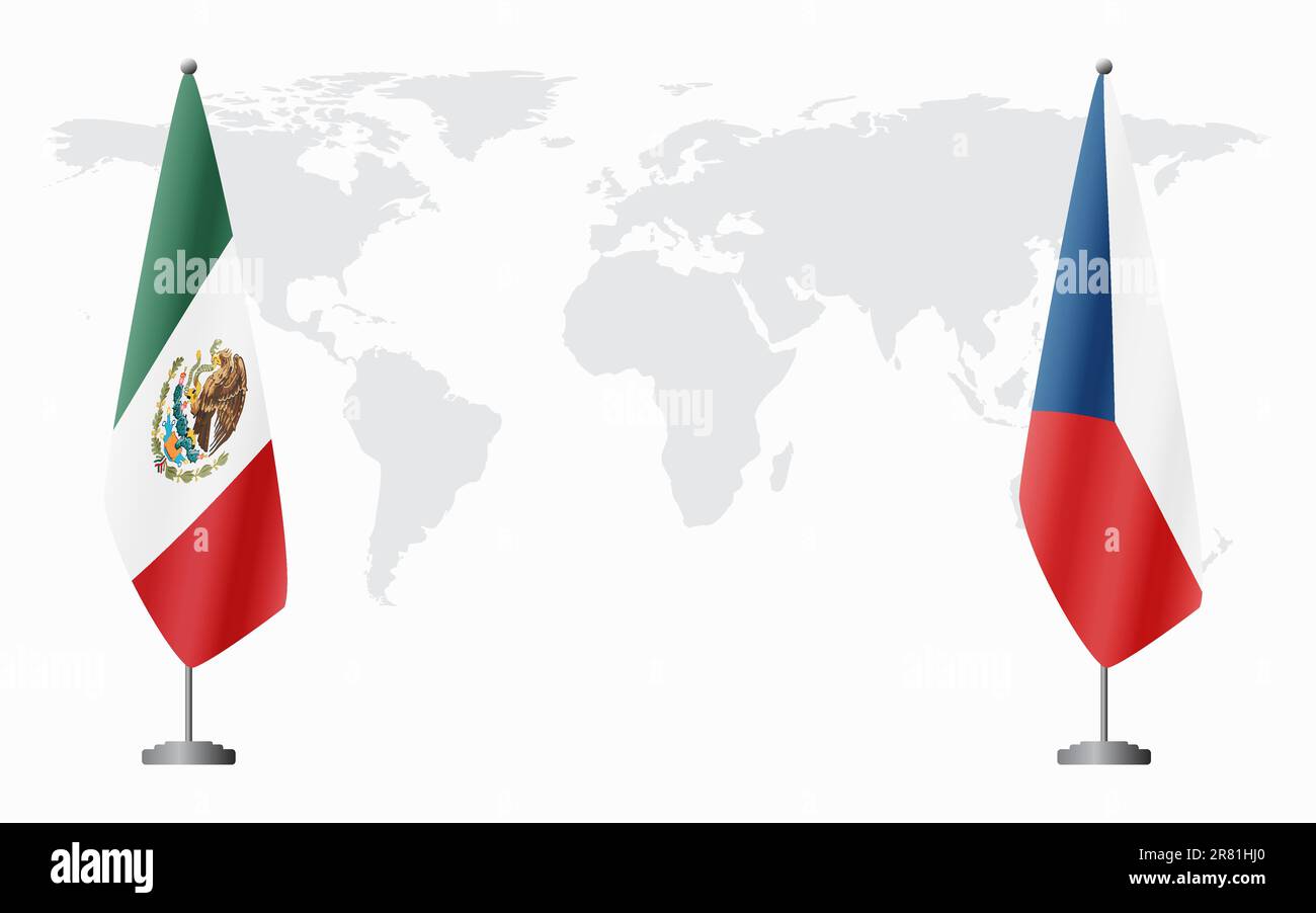 Czech republic mexico flags hi-res stock photography and images - Alamy