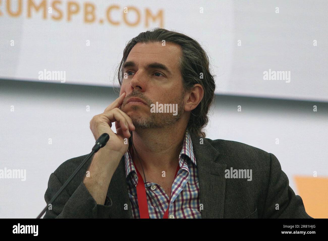 Saint Petersburg, Russia. 14th June, 2023. Joseph Rose, Author channel ...