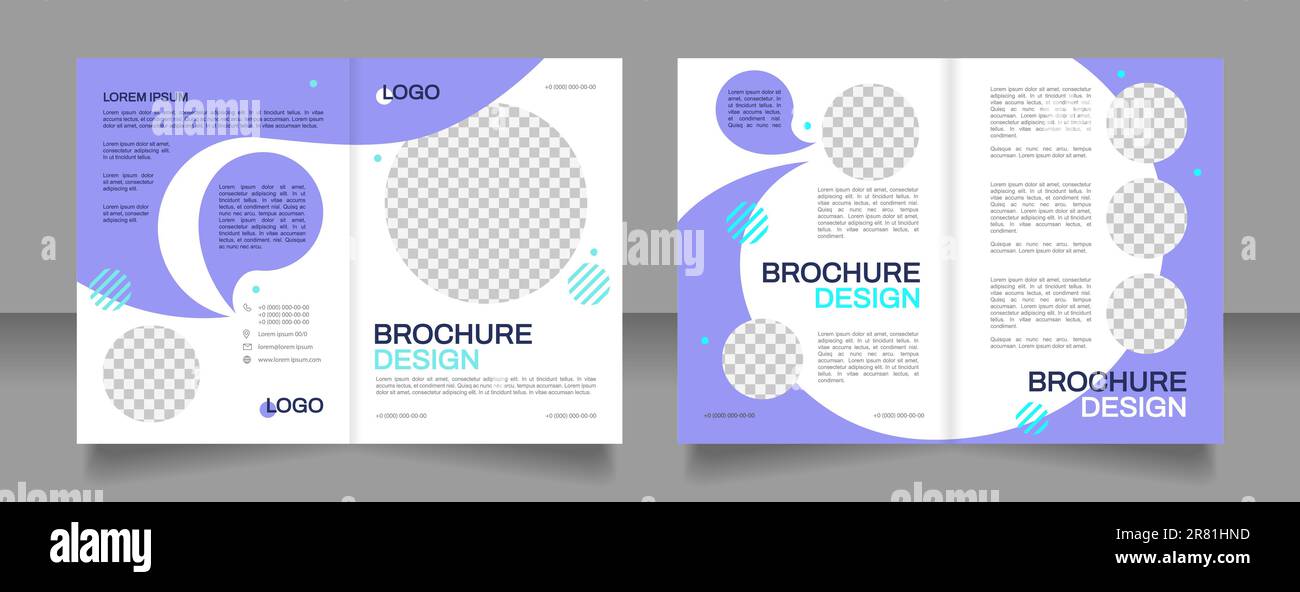 Human resources department blank brochure design Stock Vector Image ...