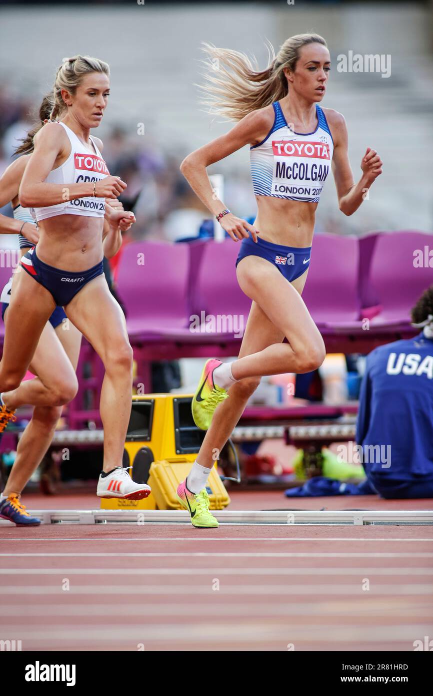 Eilish McColgan participating in the 5000 meterl at the World Athletics ... Eilish McColgan participating in the 5000 meterl at the World Athletics ...