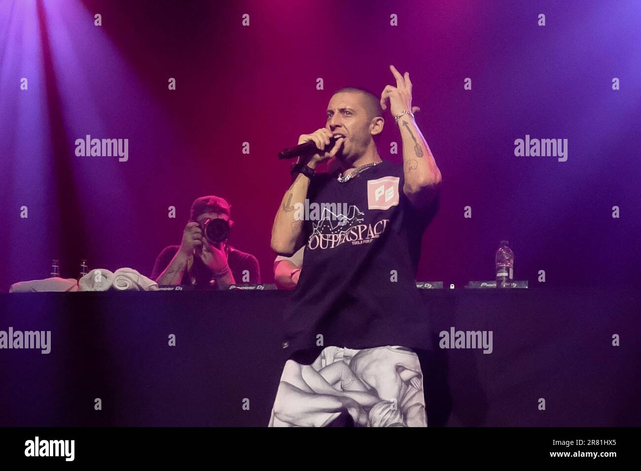 Newport, UK. 17th June, 2023. Elliot John Gleave, musician known as ...