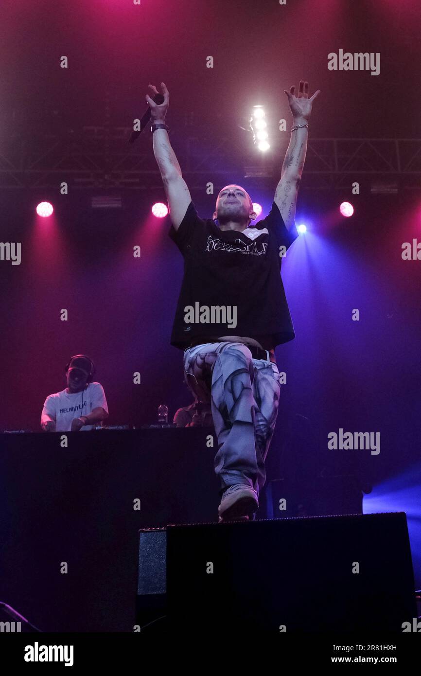 Newport, UK. 17th June, 2023. Elliot John Gleave, musician known as ...