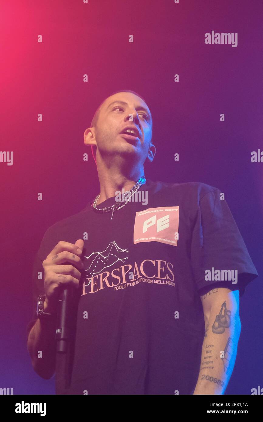 Newport, UK. 17th June, 2023. Elliot John Gleave, musician known as ...