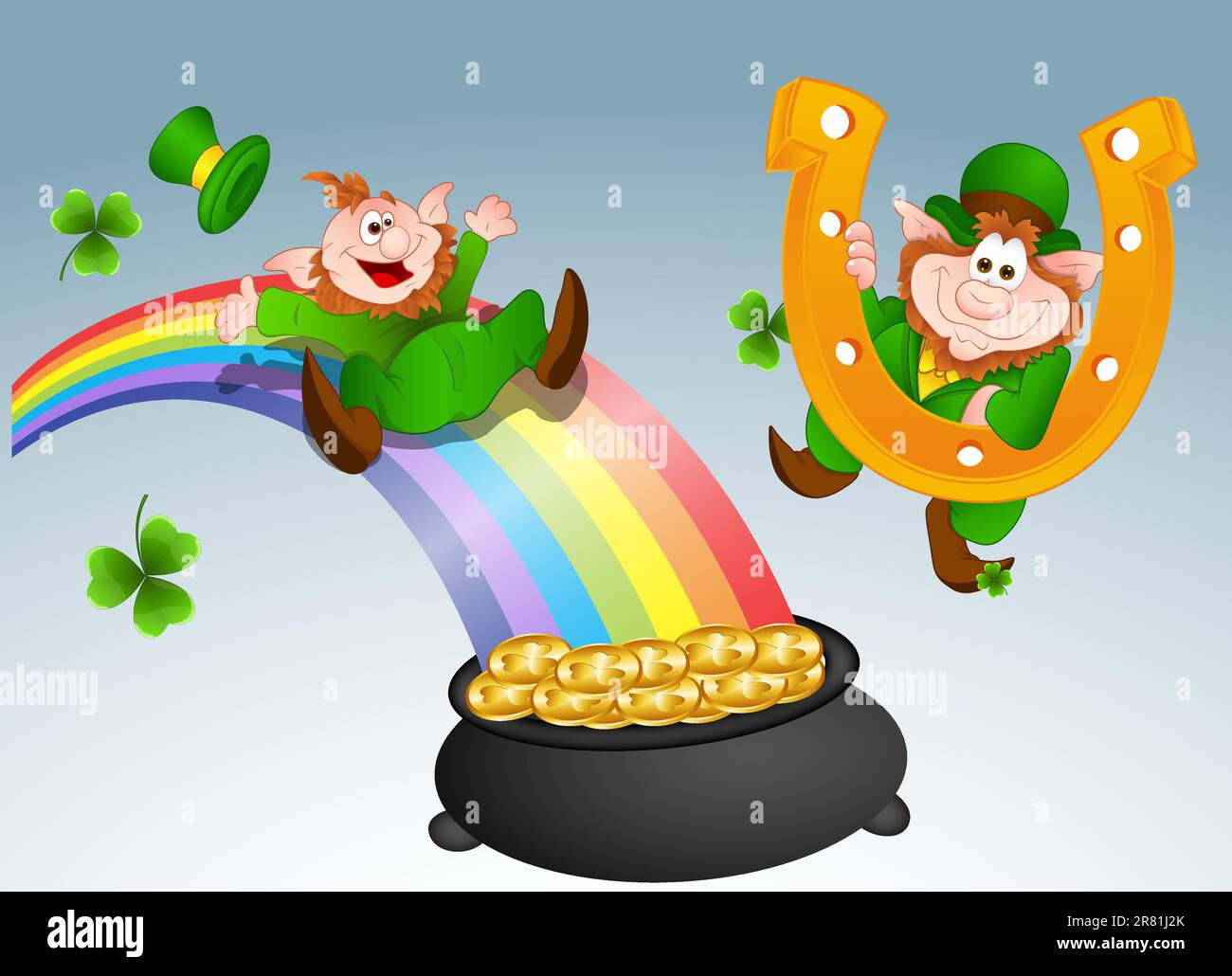 Child horseshoe magnet Stock Vector Images - Alamy