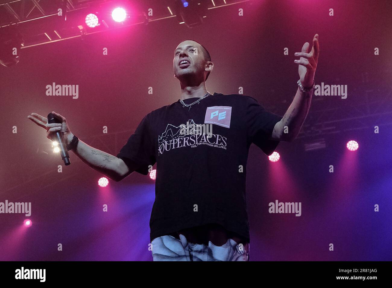 Newport, UK. 17th June, 2023. Elliot John Gleave, musician known as ...