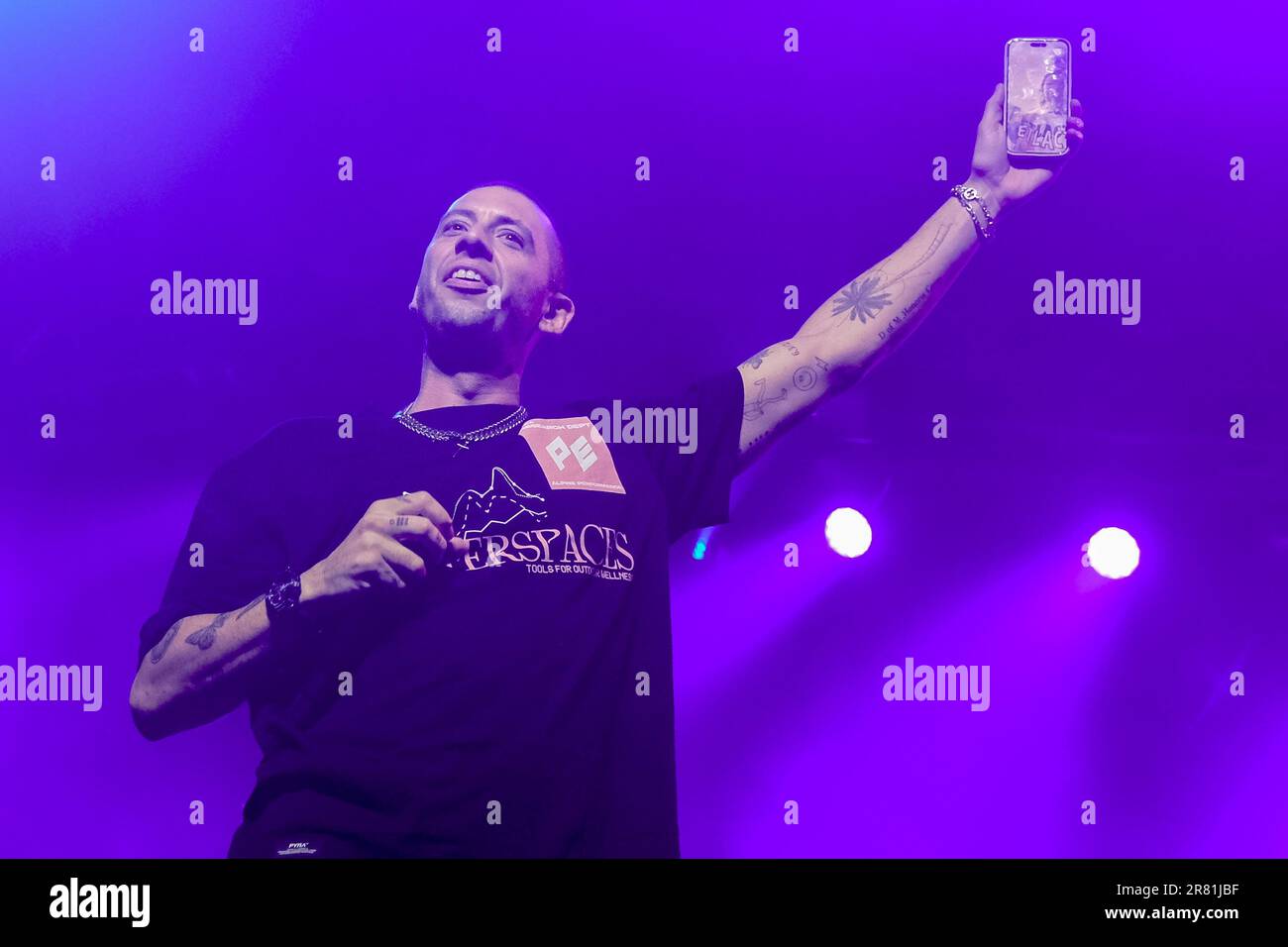 Newport, UK. 17th June, 2023. Elliot John Gleave, musician known as ...