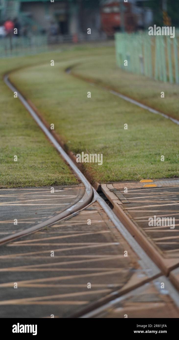 Rural track running alongside hi-res stock photography and images - Alamy