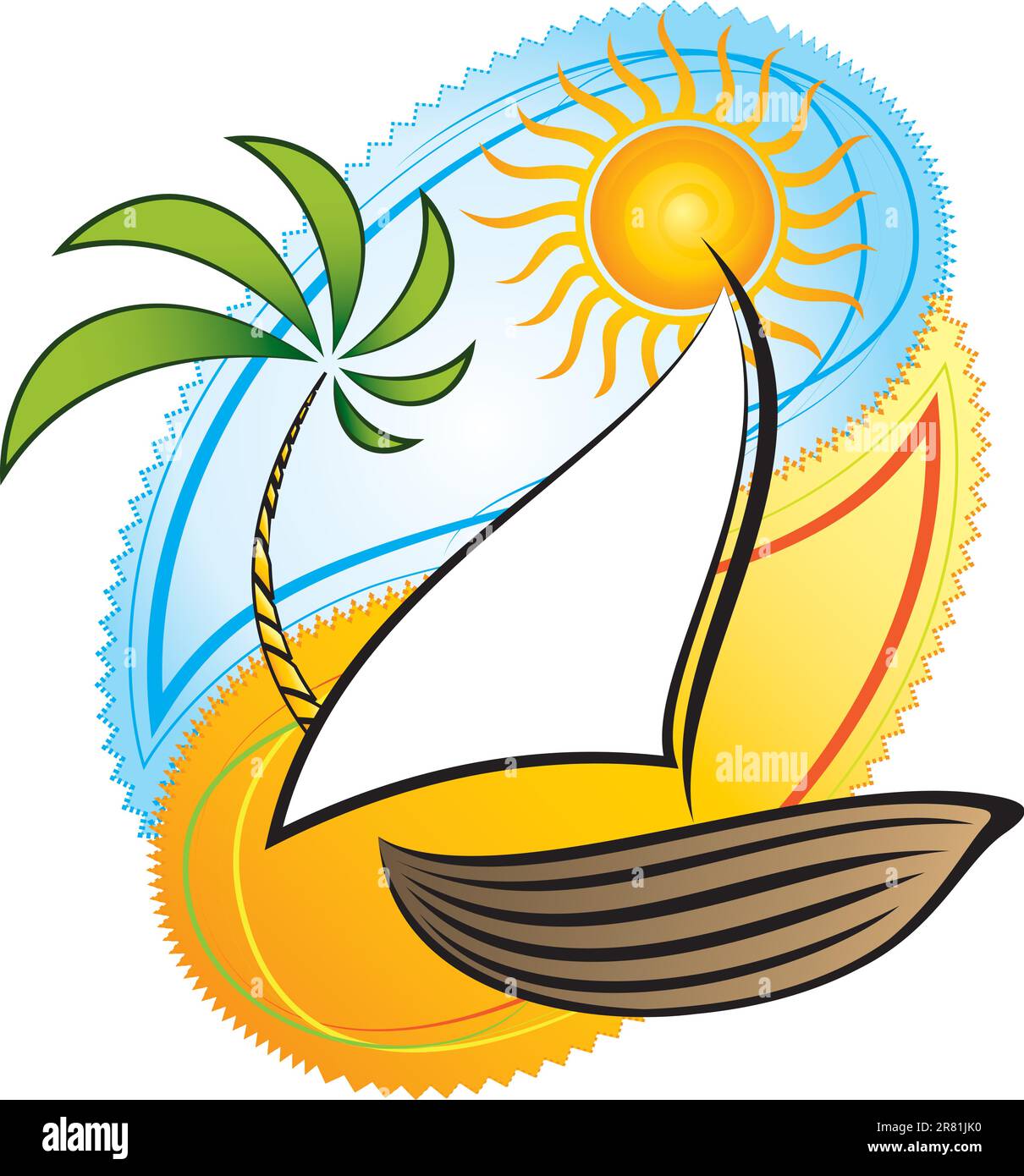 Restful harmony Stock Vector Images - Alamy