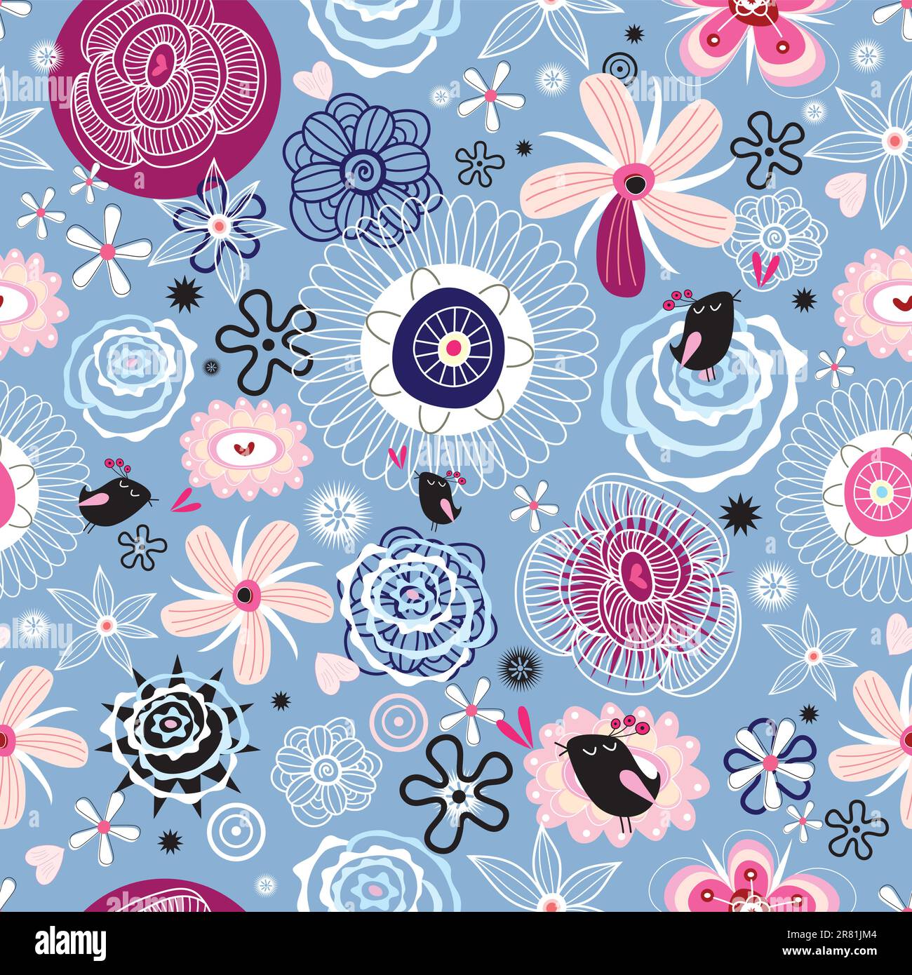 Purple color cartoon background graphics Stock Vector Images - Alamy