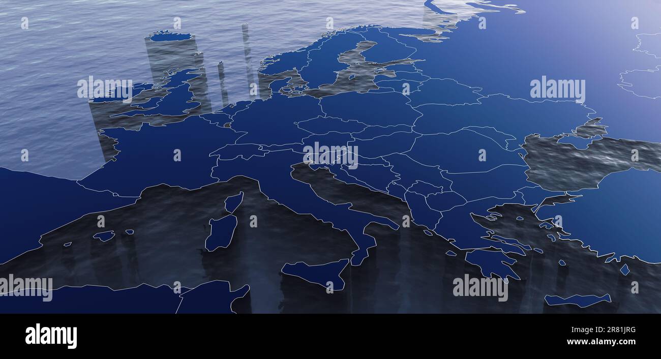 Political News Concept Banner Illustration Stock Photo - Alamy