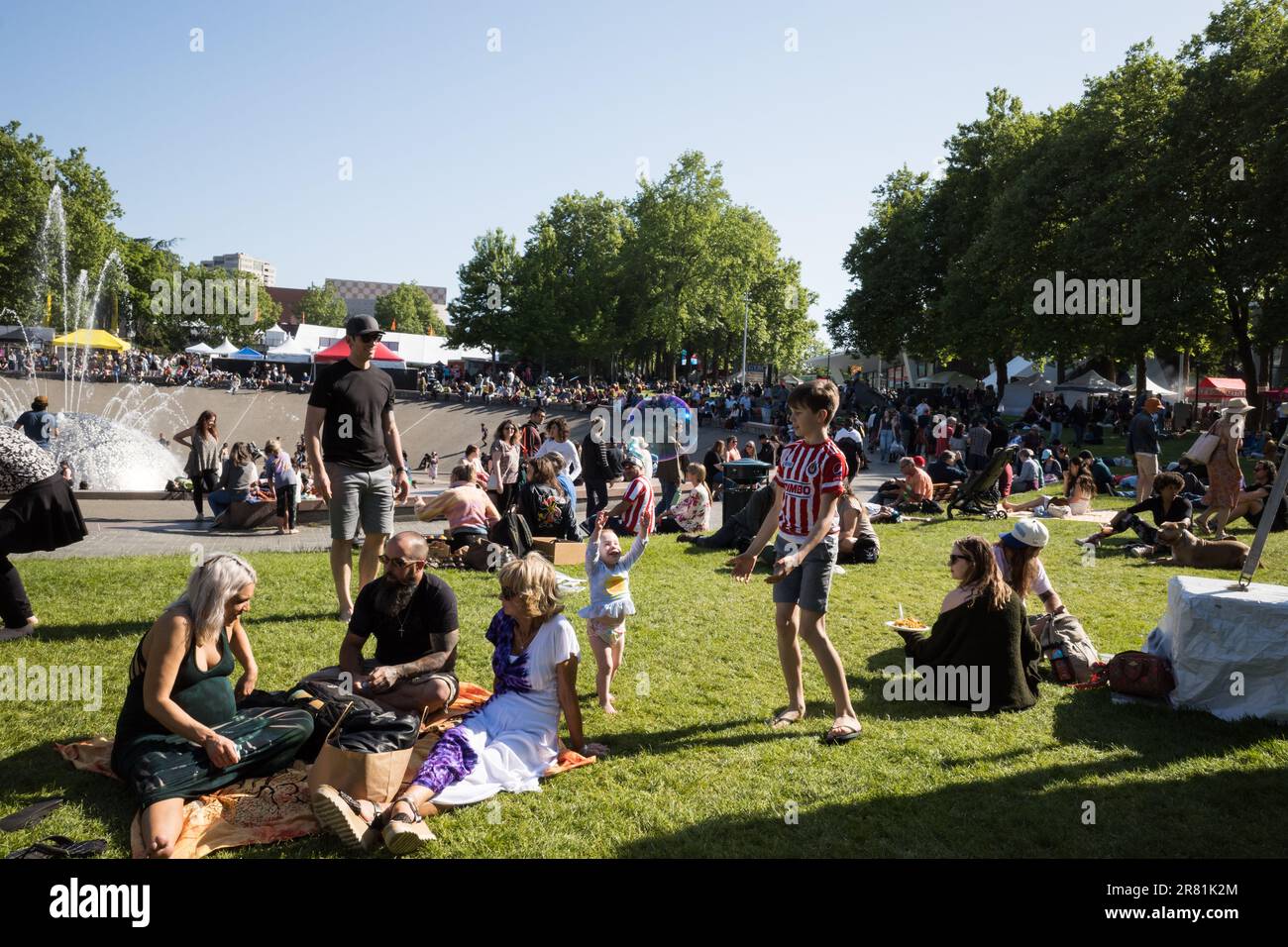 Seattle, USA. 28th May, 2023. The Folklife festival at the Seattle ...