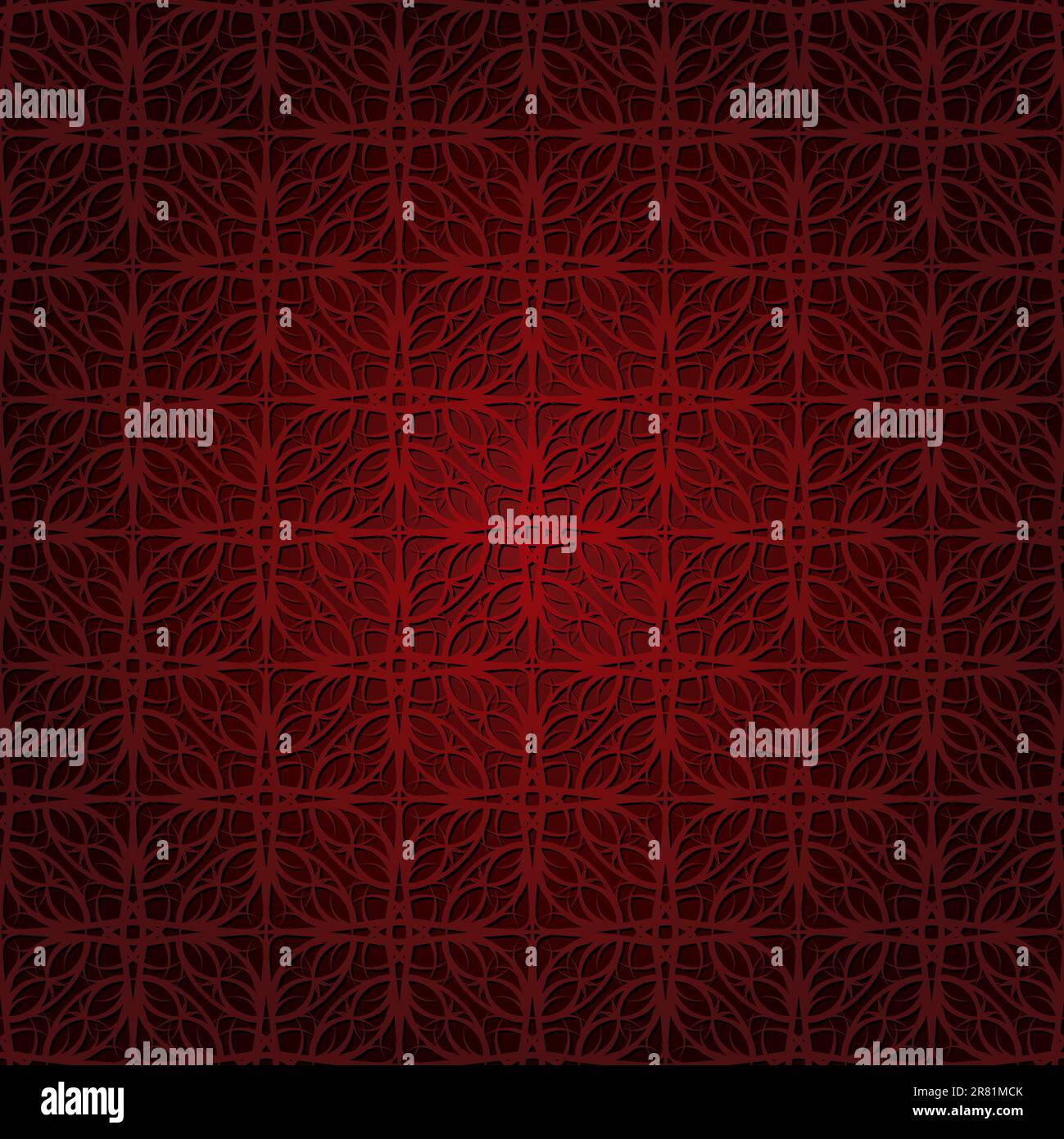 Seamless wallpaper pattern dark red Stock Vector Image & Art - Alamy