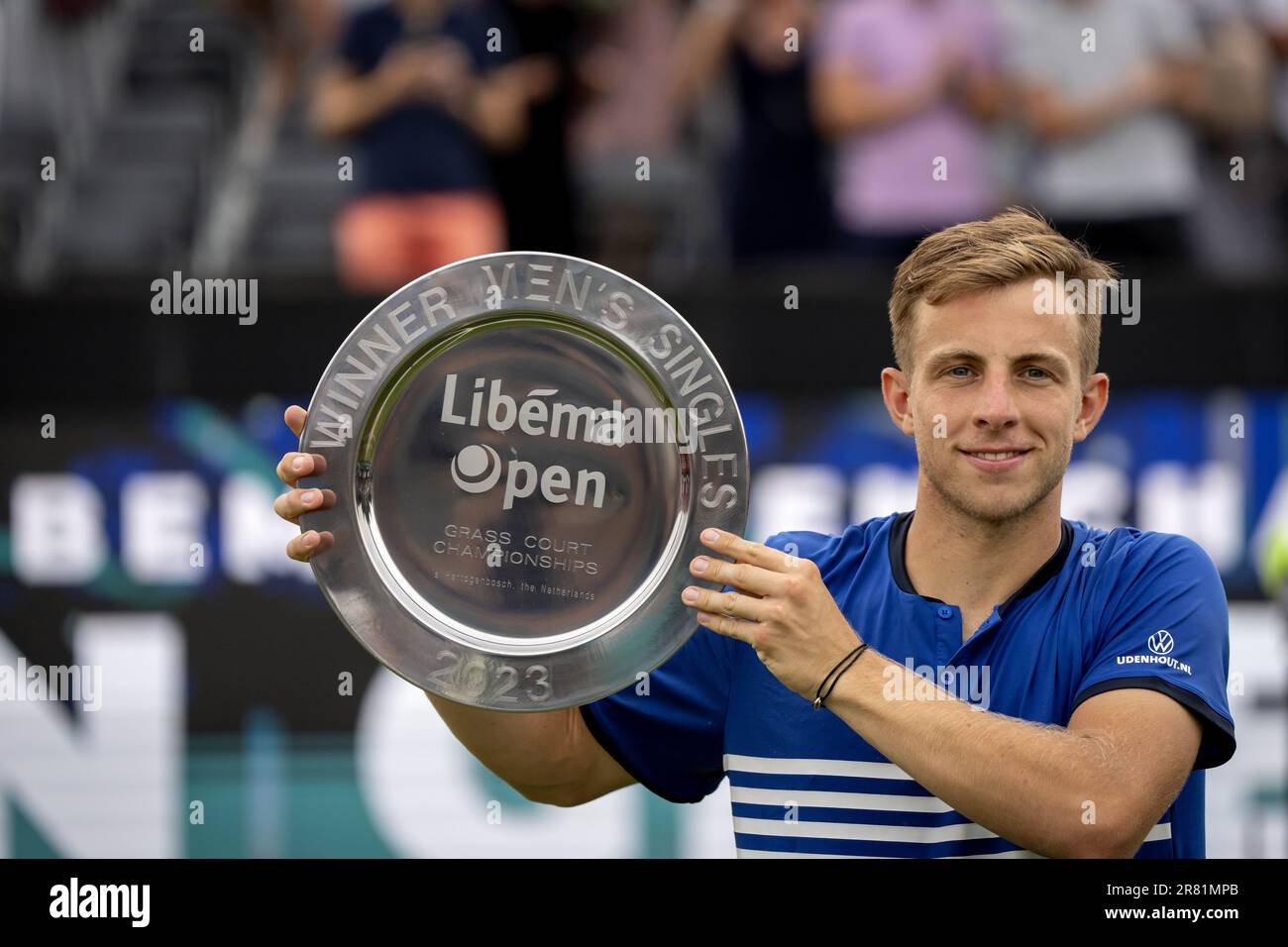 ROSMALEN - Tallon Grepe (NED) wins the final of the Libema Open tennis ... ROSMALEN - Tallon Grepe (NED) wins the final of the Libema Open tennis ...