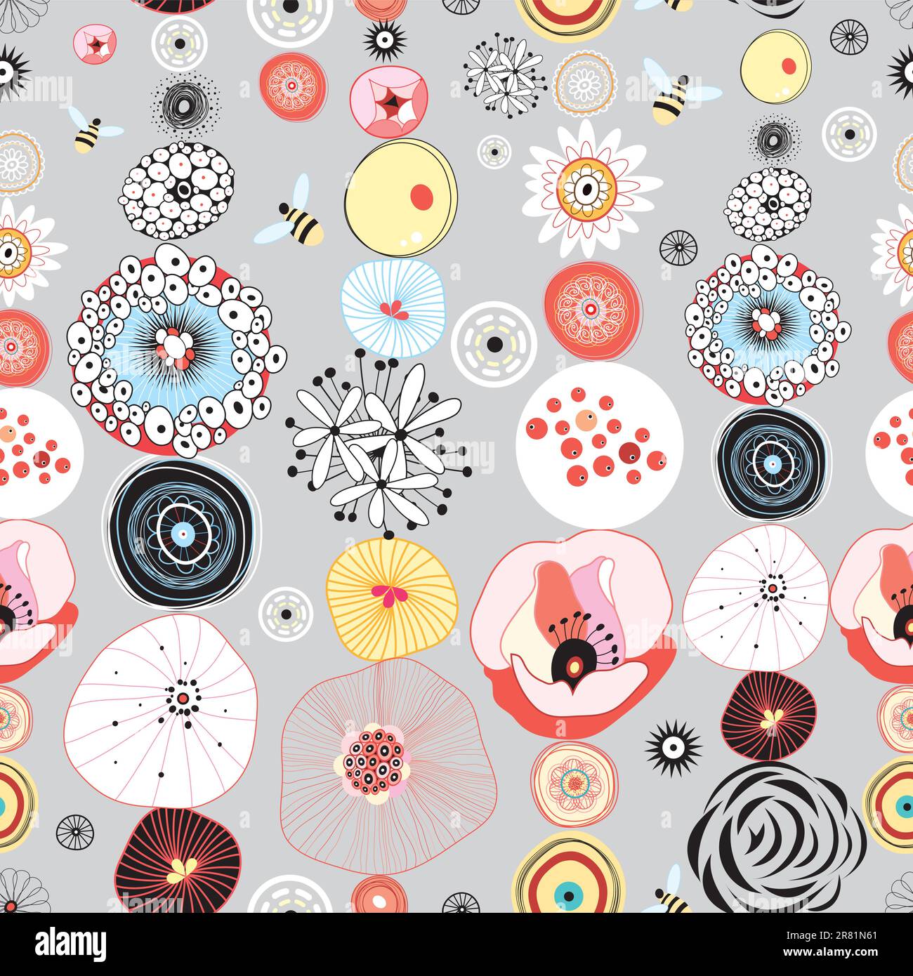 Gray bees Stock Vector Images - Alamy