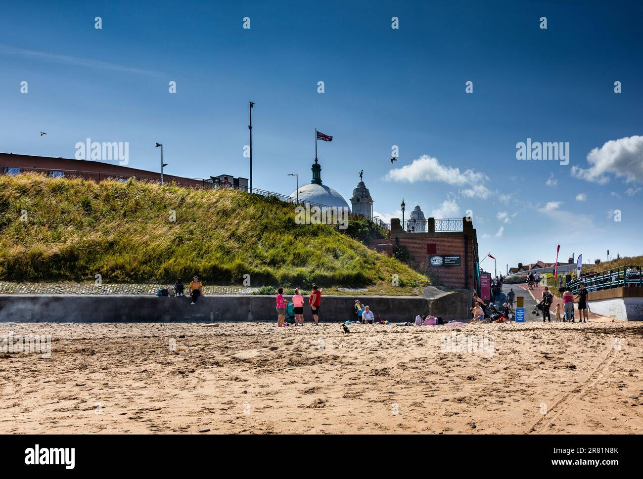 Whitley Bay, a seaside town in the North Tyneside borough in Tyne and ...