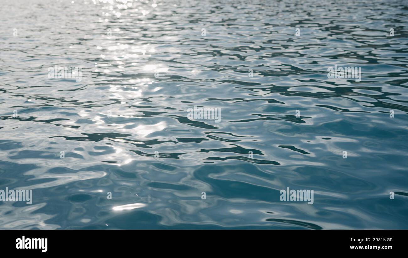 Slow motion side view of sea surface from a boat, 120fps Stock Photo ...