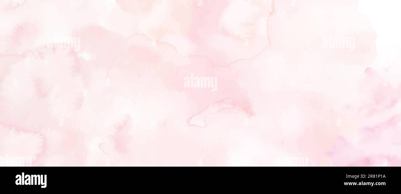 Abstract light pink watercolor for background. Stain artistic vector ...