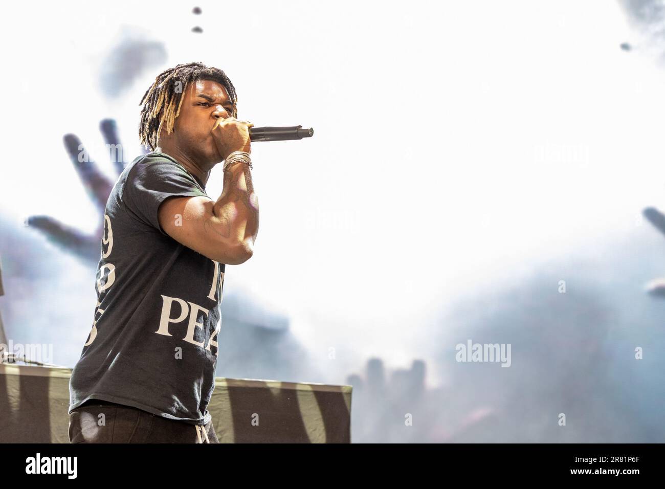 Manchester Usa 17th June 2023 Rapper Ken Carson Kenyatta Lee Frazier Jr During The