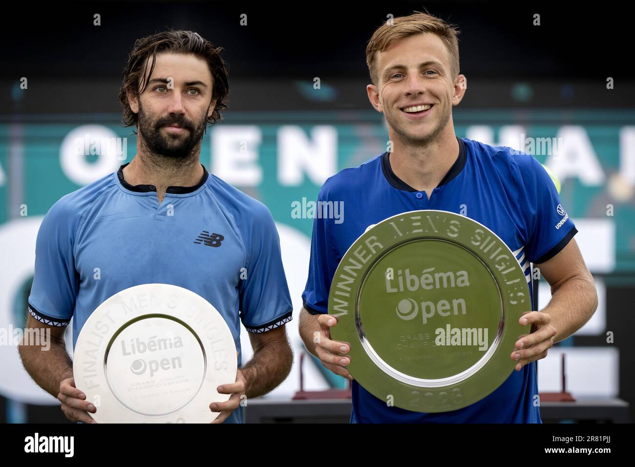 ROSMALEN - Tallon Grepe (NED) wins the final of the Libema Open tennis ...