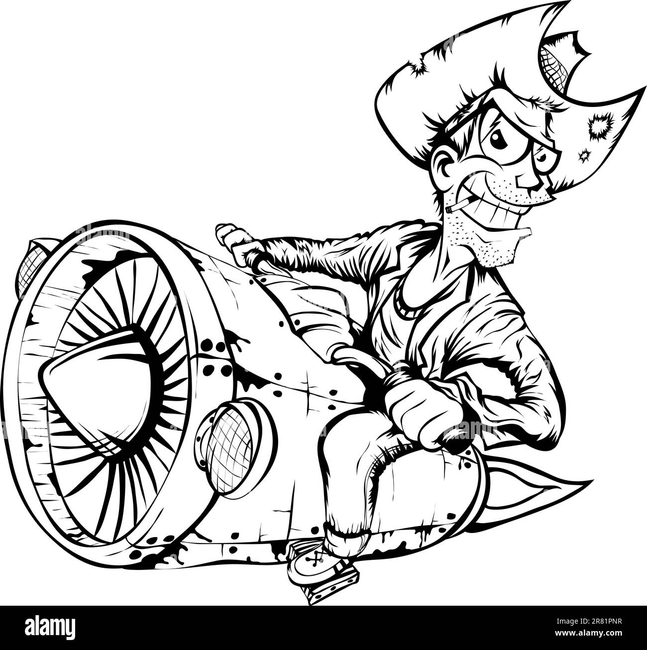 Rocket exhaust Black and White Stock Photos & Images - Alamy