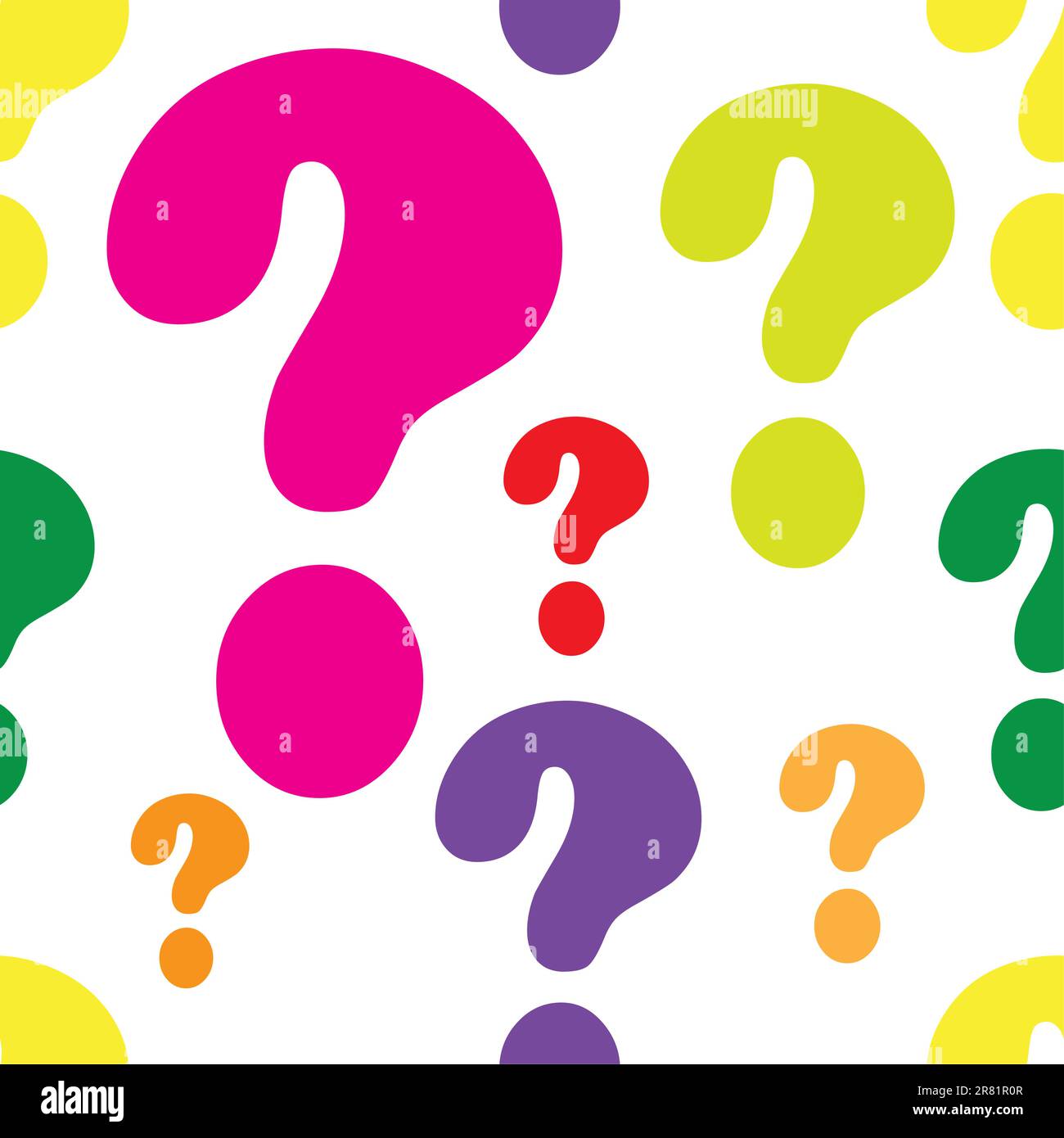 Colorful Question Marks Clipart