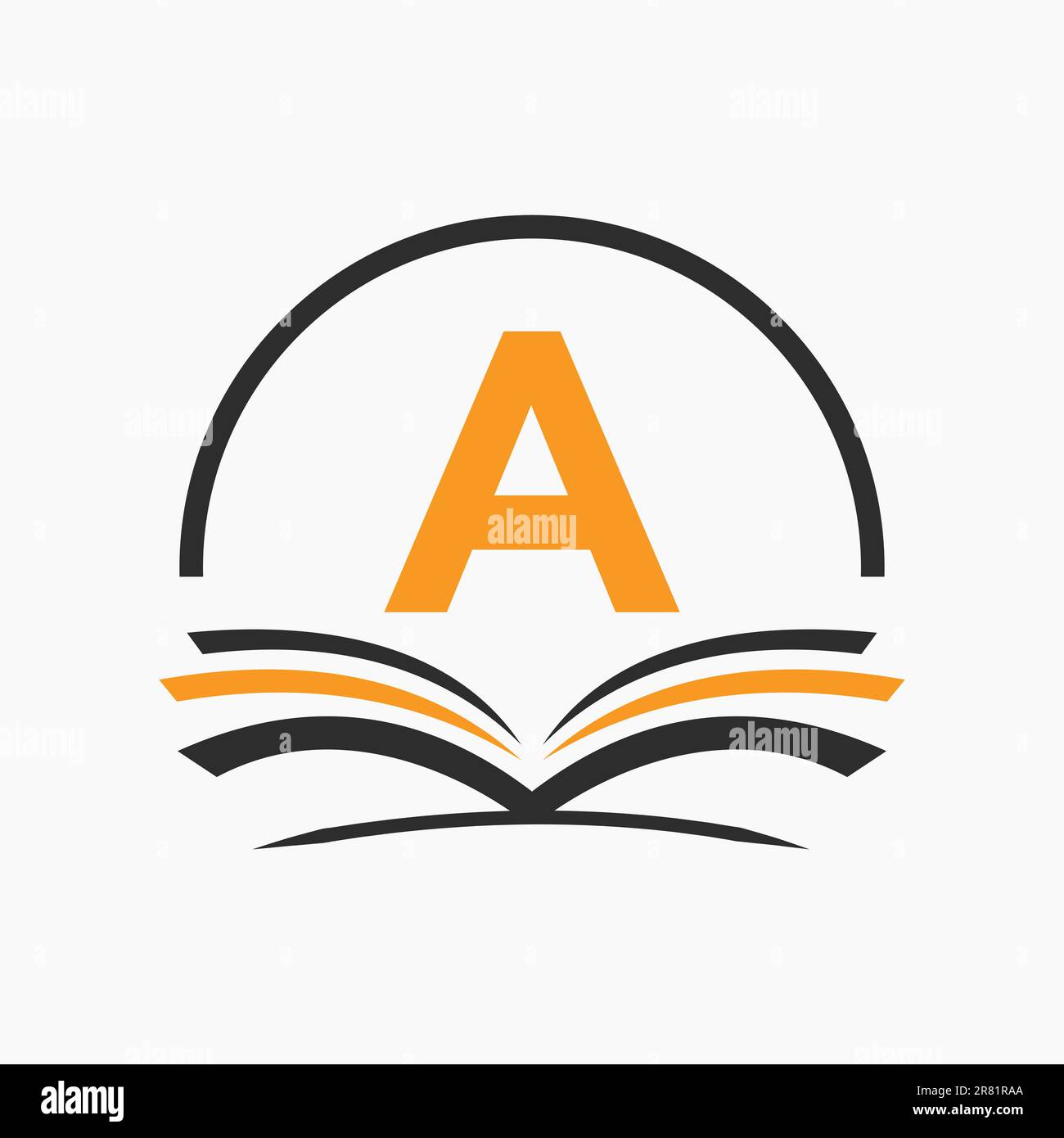 Letter A Education Logo Book Concept. Training Career Sign, University ...