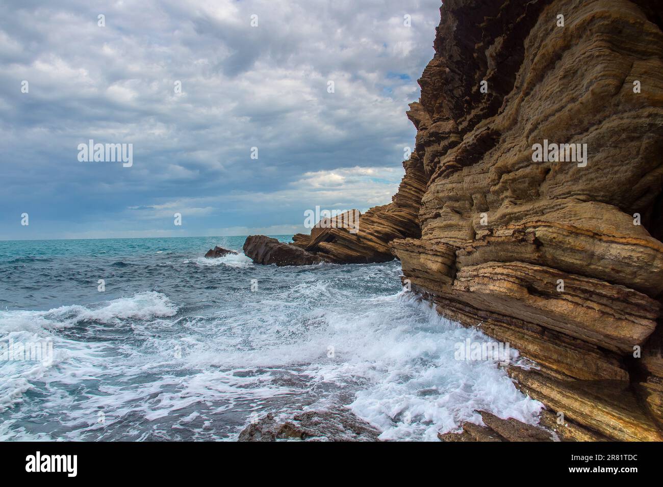 Mountain and Beach of Korbous, Cap Bon, Tunisia Stock Photo - Alamy