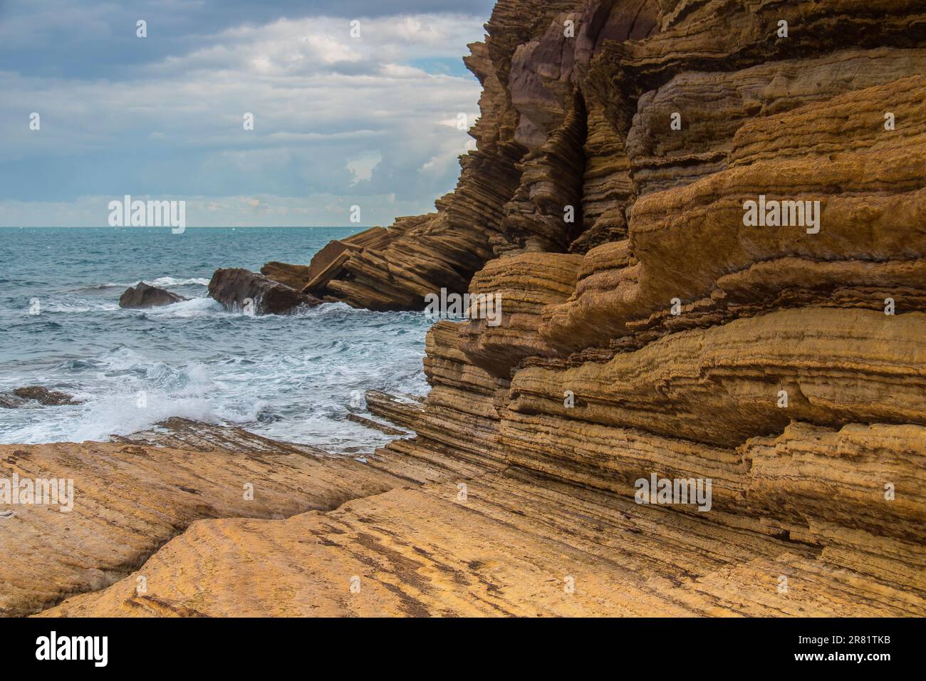 Mountain and Beach of Korbous, Cap Bon, Tunisia Stock Photo - Alamy