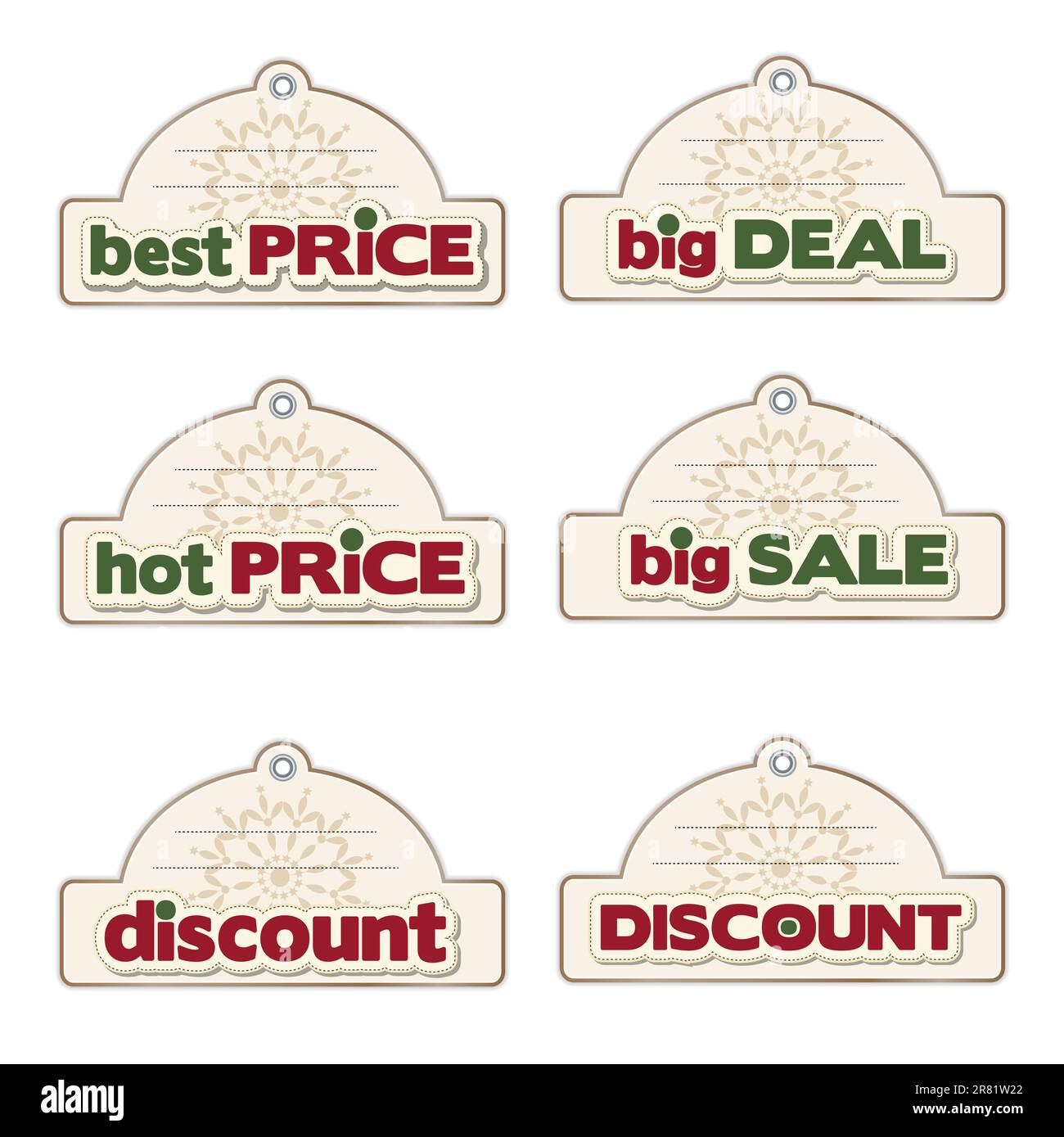 Promotional labels Stock Vector Images - Alamy
