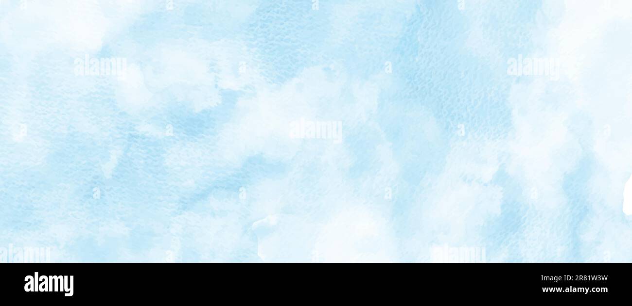Abstract light blue watercolor for background. Stain artistic vector ...
