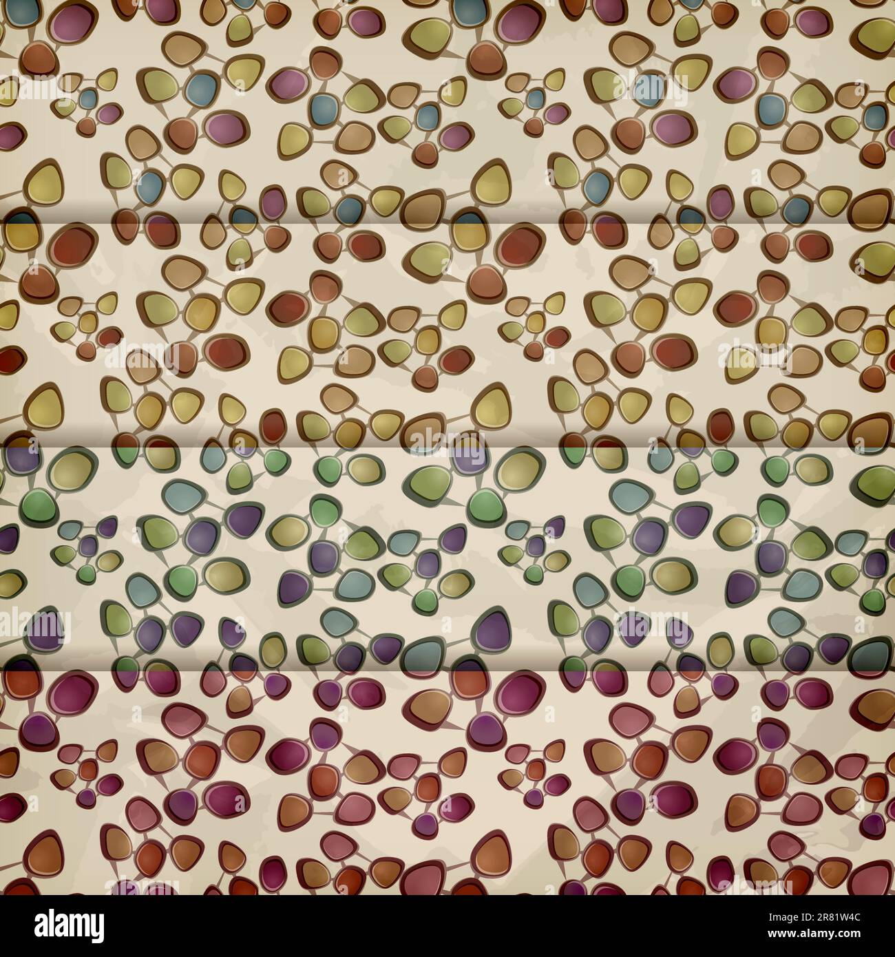 eps 10 vector seamless abstract patterns with cartoon scheme of ...