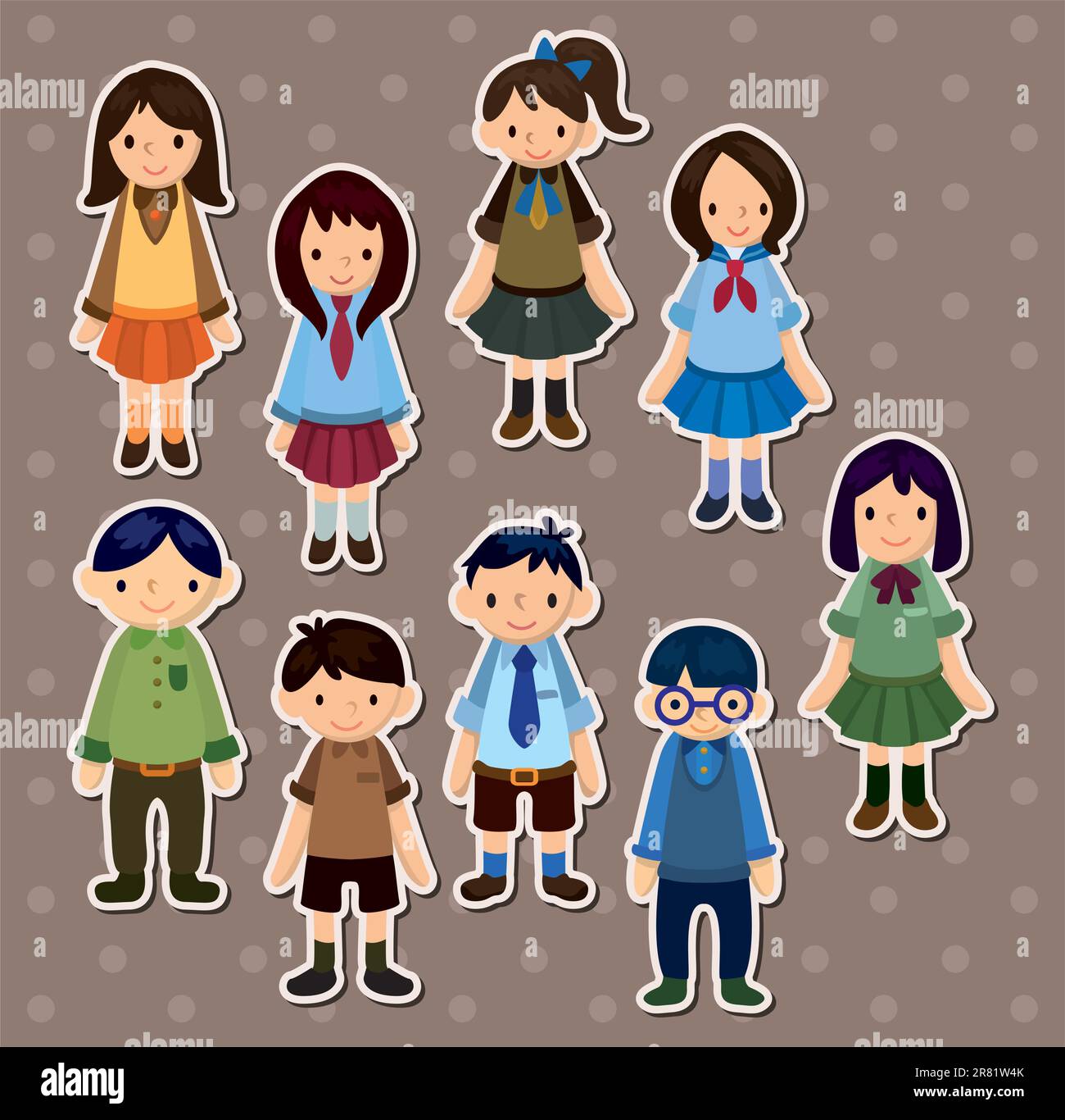 Boys stickers hi-res stock photography and images - Alamy