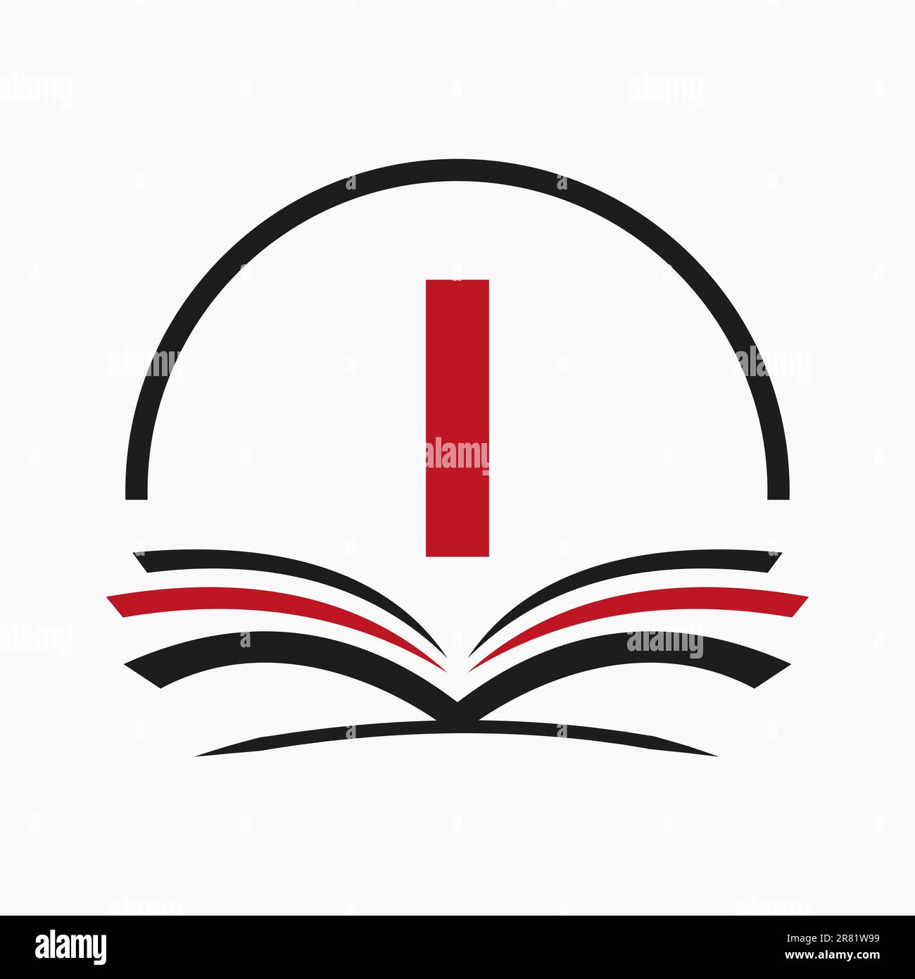 Letter I Education Logo Book Concept. Training Career Sign, University ...